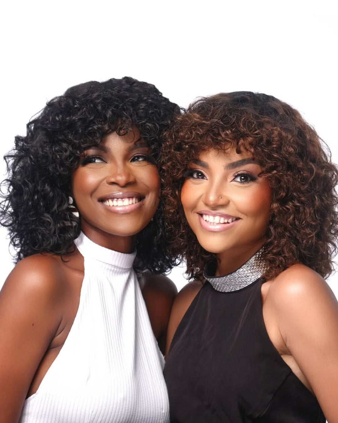 Ocean Wave Fluffy Curly Bangs Wig – Instyle wig