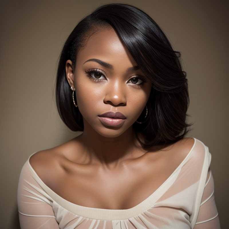 Short Glueless 5X5 Lace Closure Side Part Wig With Bangs – Instyle wig