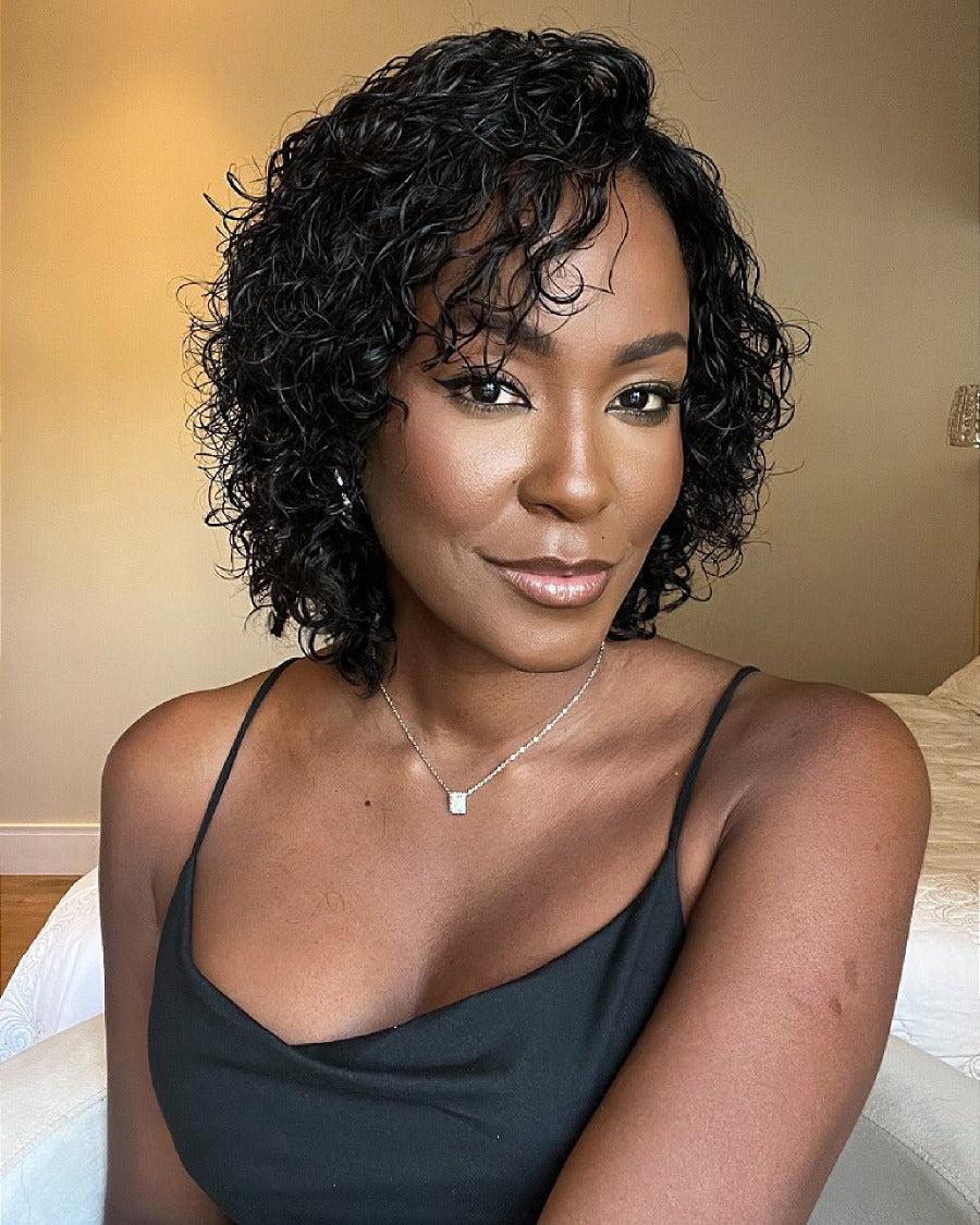 Wear & Go Short Pixie Cut Curly Bob Wig 100% Human Hair – Instyle wig
